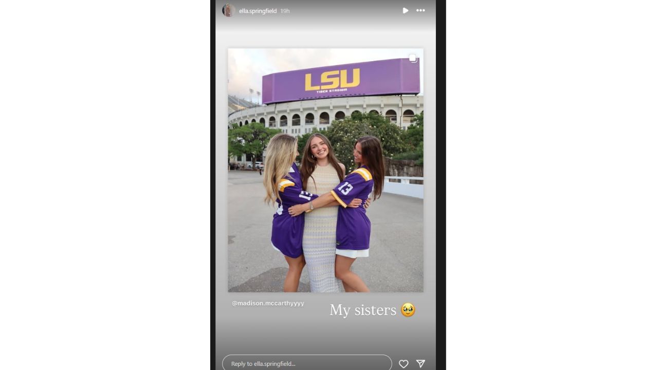 Garrett Nussmeier's GF Ella Springfield has emotional 2-word reaction on special day with ...