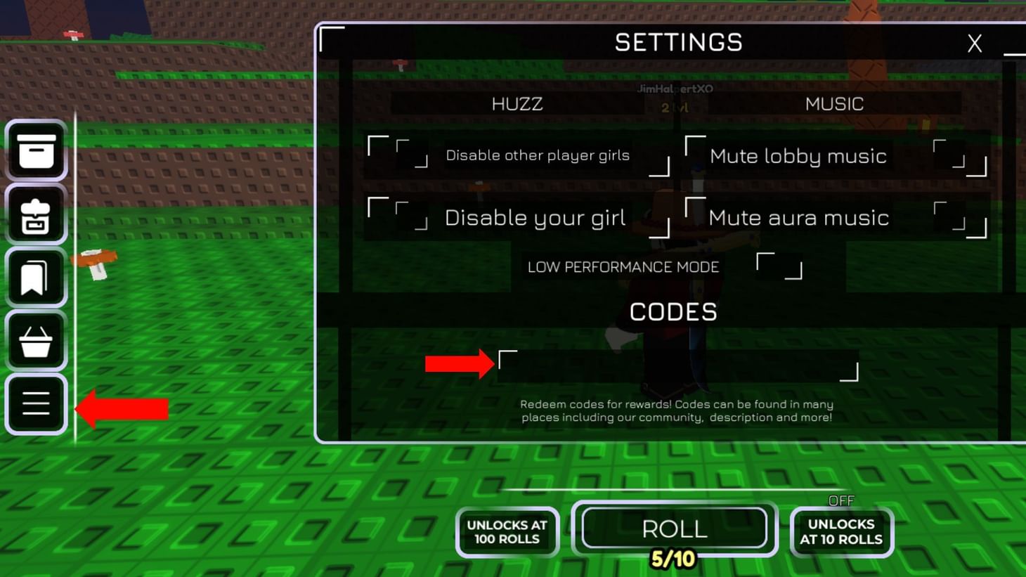 Huzz RNG codes (May 2025)