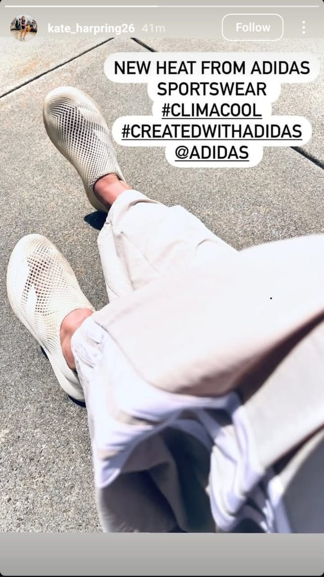 Jan Jensen's Iowa target Kate Harpring flaunts new kicks from sporting ...