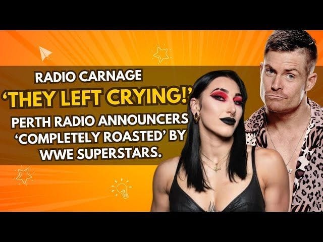 Grayson Waller and Rhea Ripley mock WWE fans for smelling bad