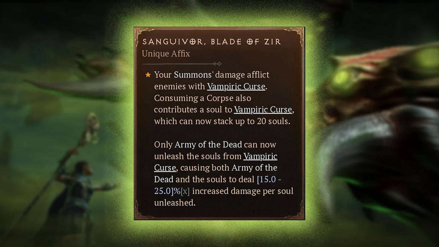 Diablo 4: How to get Sanguivor, Blade of Zir and it’s Unique Effects