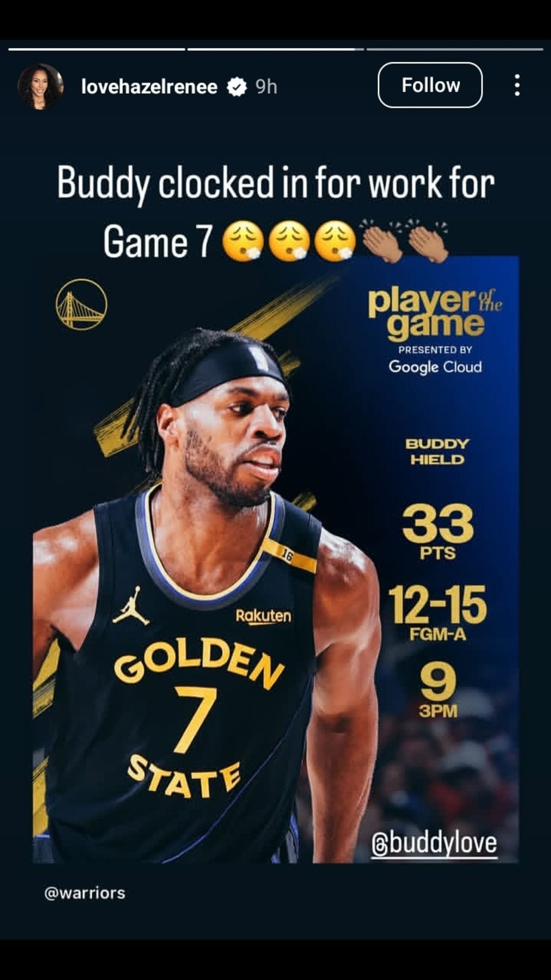 Draymond Green's wife Hazel Renee pens heartfelt message for Warriors ...