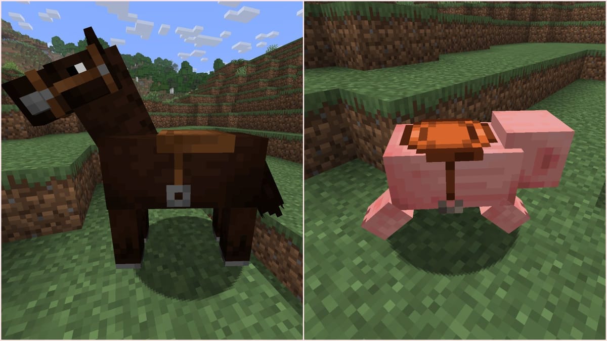 How to craft a saddle in Minecraft: Recipe, items, and uses