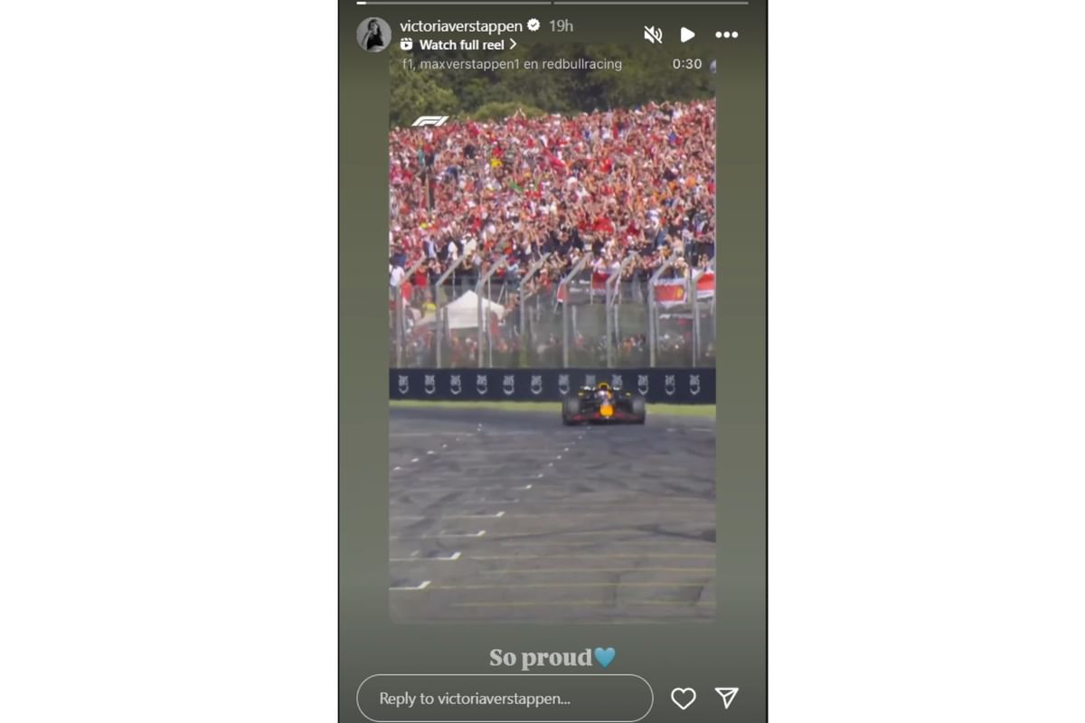 Max Verstappen's sister Victoria Verstappen drops 2-word reaction to ...