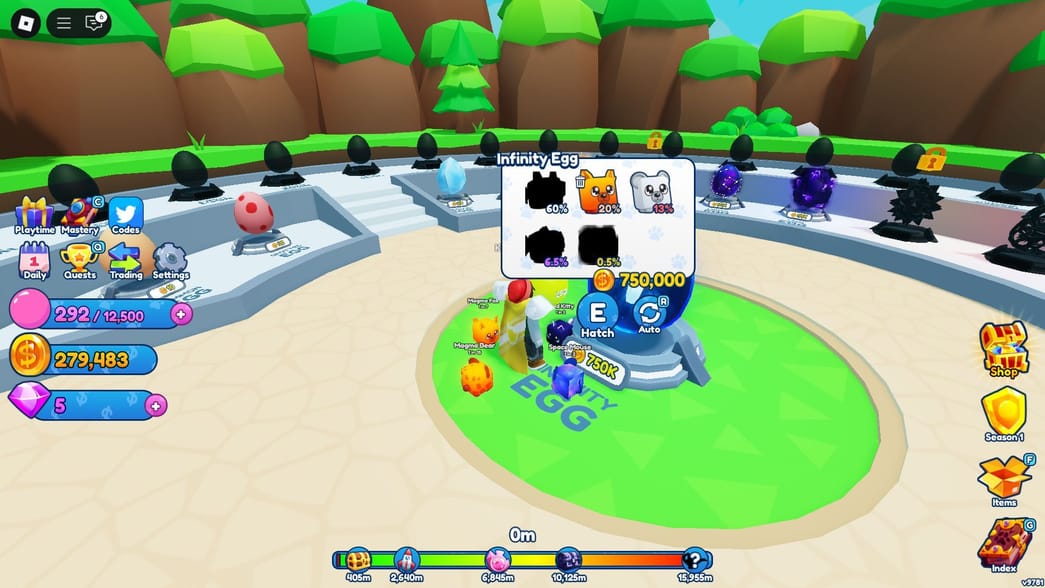 Infinity Egg in Bubble Gum Simulator Infinity: How to hatch and hatch rates