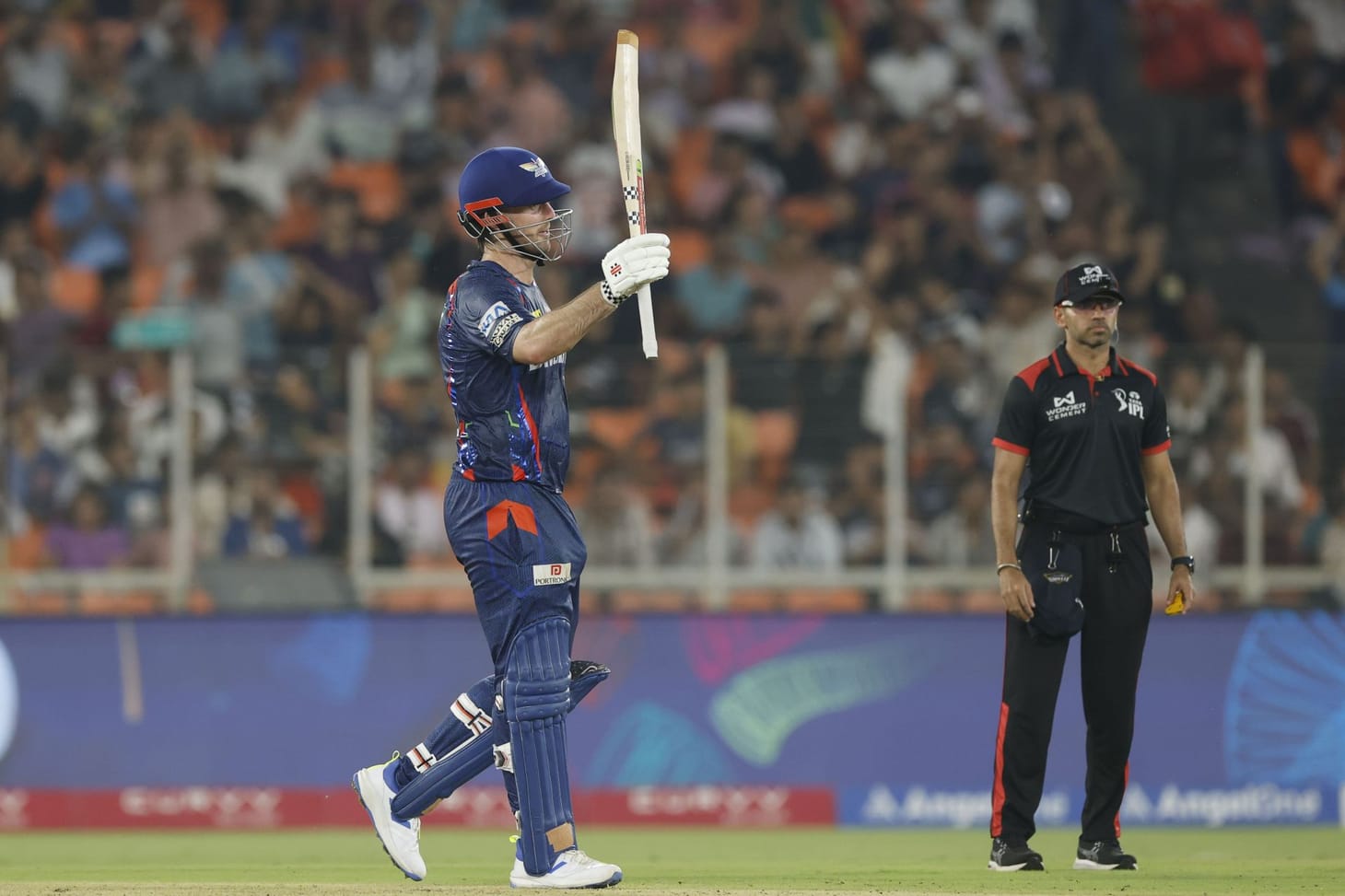 Mitchell Marsh blasts Rashid Khan for 25 runs in an over in GT vs LSG ...