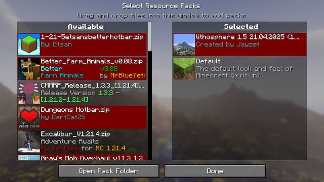 Minecraft Lithosphere data pack guide: Features, how to download, and more
