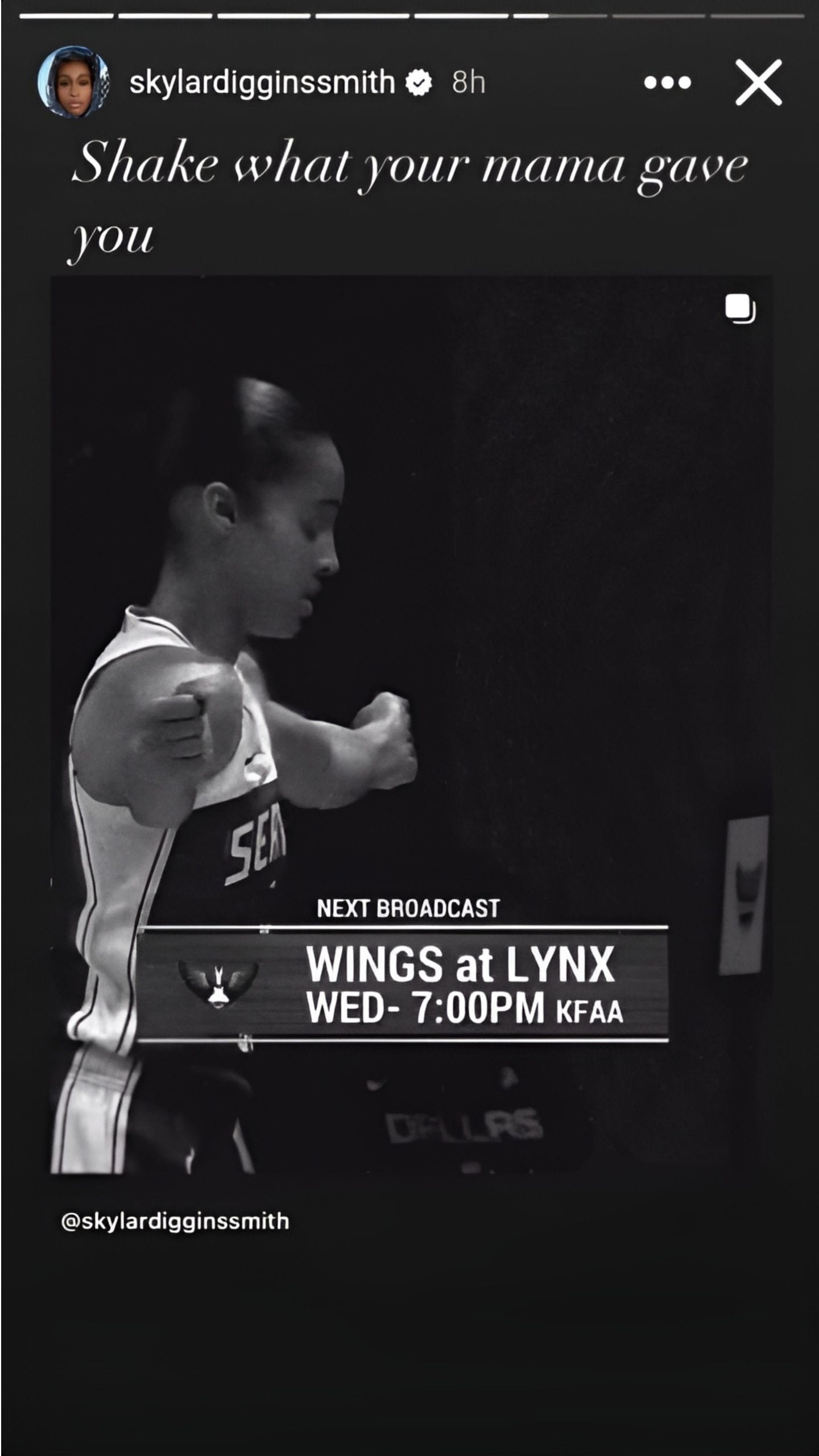 "Shake what your mama gave you": Skylar Diggins makes her feelings ...