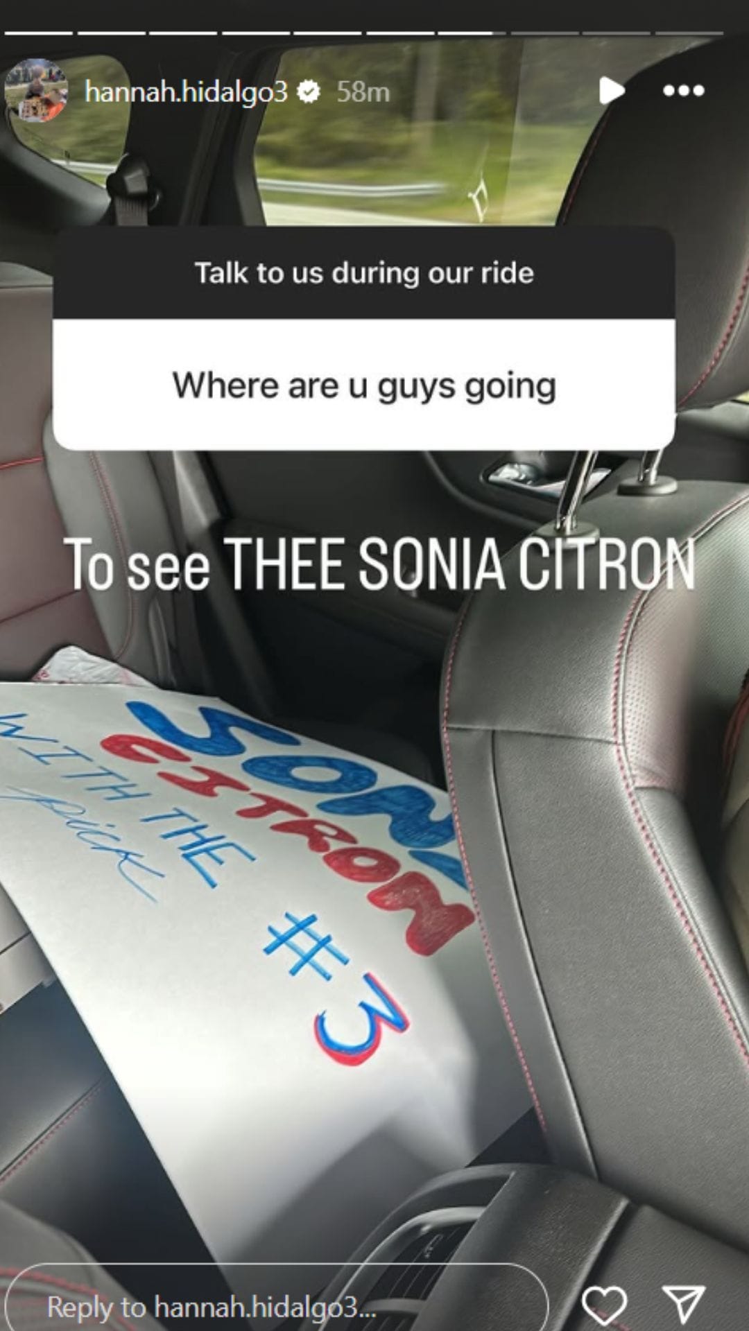 In Pic: Notre Dame star Hannah Hidalgo & Cassandre Prosper make their way to support Sonia ...