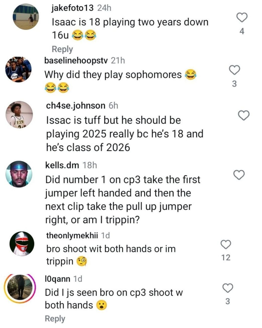 "Isaac Ellis is 18 playing two years down 16u ": Hoops fans react to ...