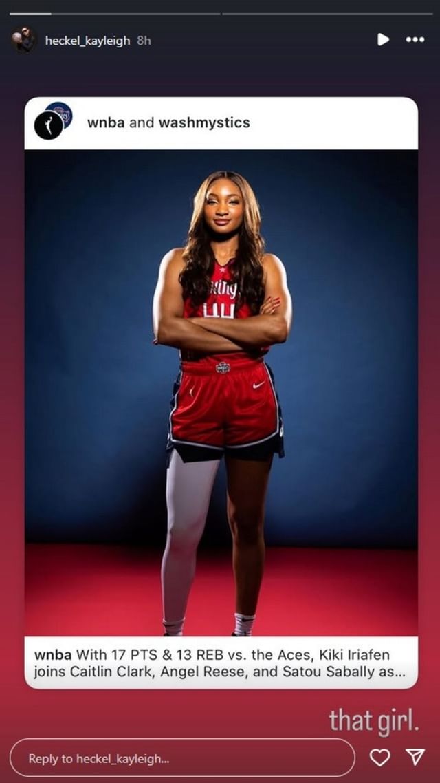 UConn commit Kayleigh Heckel drops 2-word reaction for ex-teammate Kiki ...