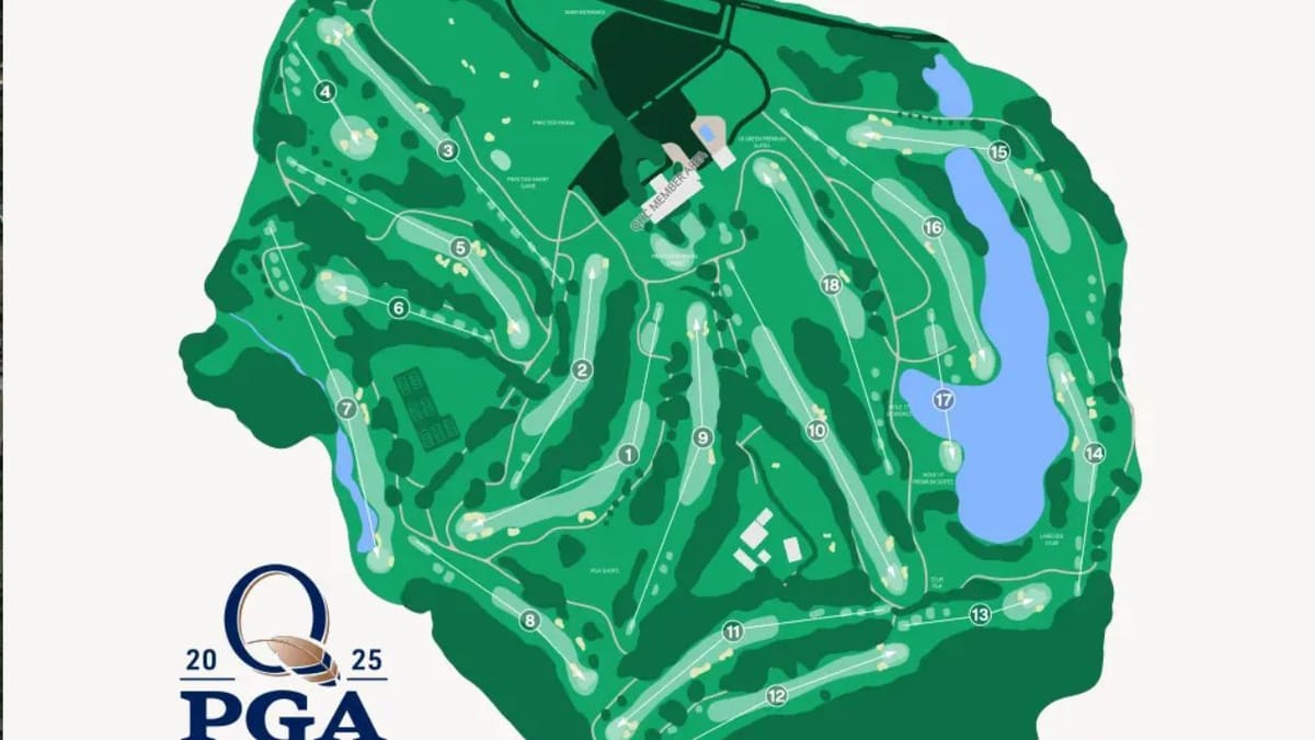 Complete PGA Championship Map For Sitting and Parking 2025 and more