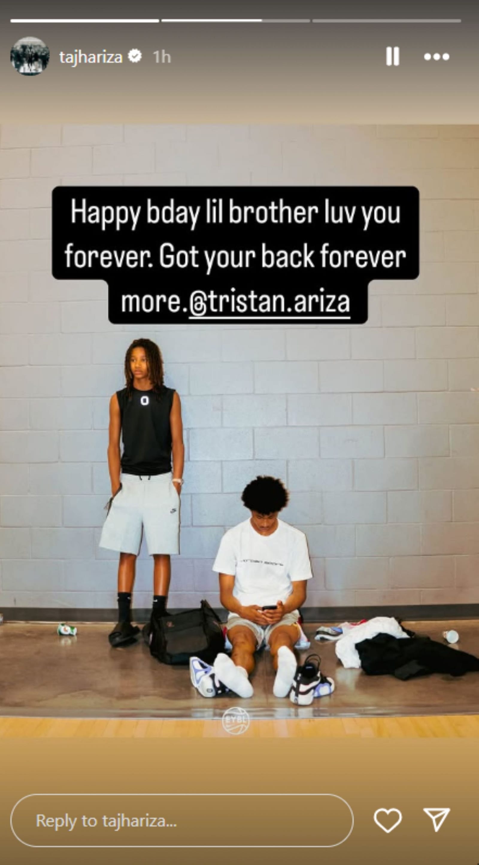 "Got your back forever": Former NBA champ Trevor Ariza's son Tajh Ariza ...