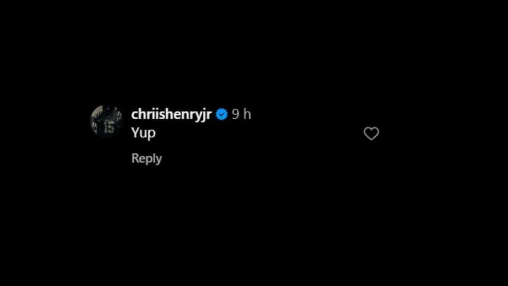 Late NFL legend's son and Ohio State commit Chris Henry Jr. reacts as ...