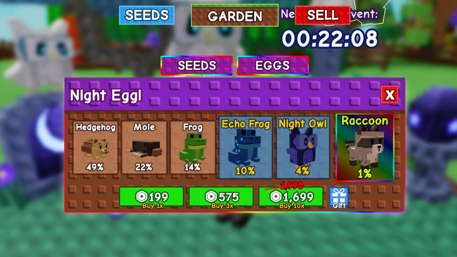 How to get Night Owl Pet in Grow a Garden