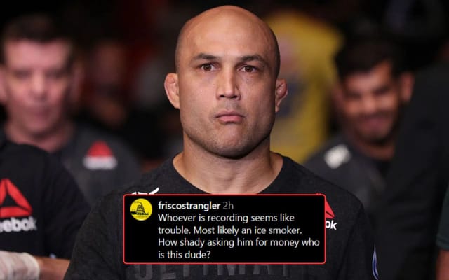 "FREE BJ" - Fans react to footage of BJ Penn getting arrested on "harassment" charges weeks ...