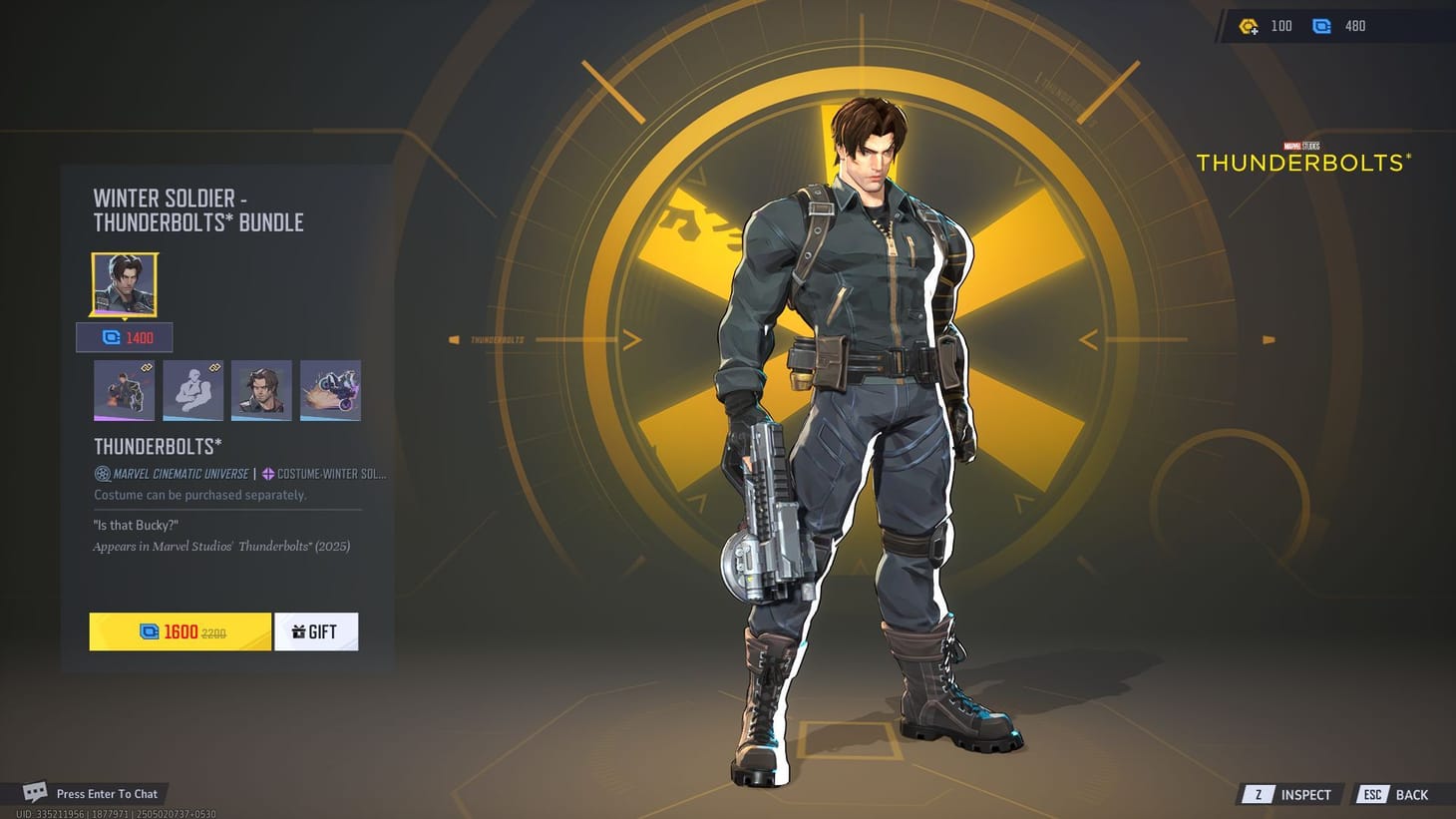 How to unlock the Winter Soldier Thunderbolts costume in Marvel Rivals