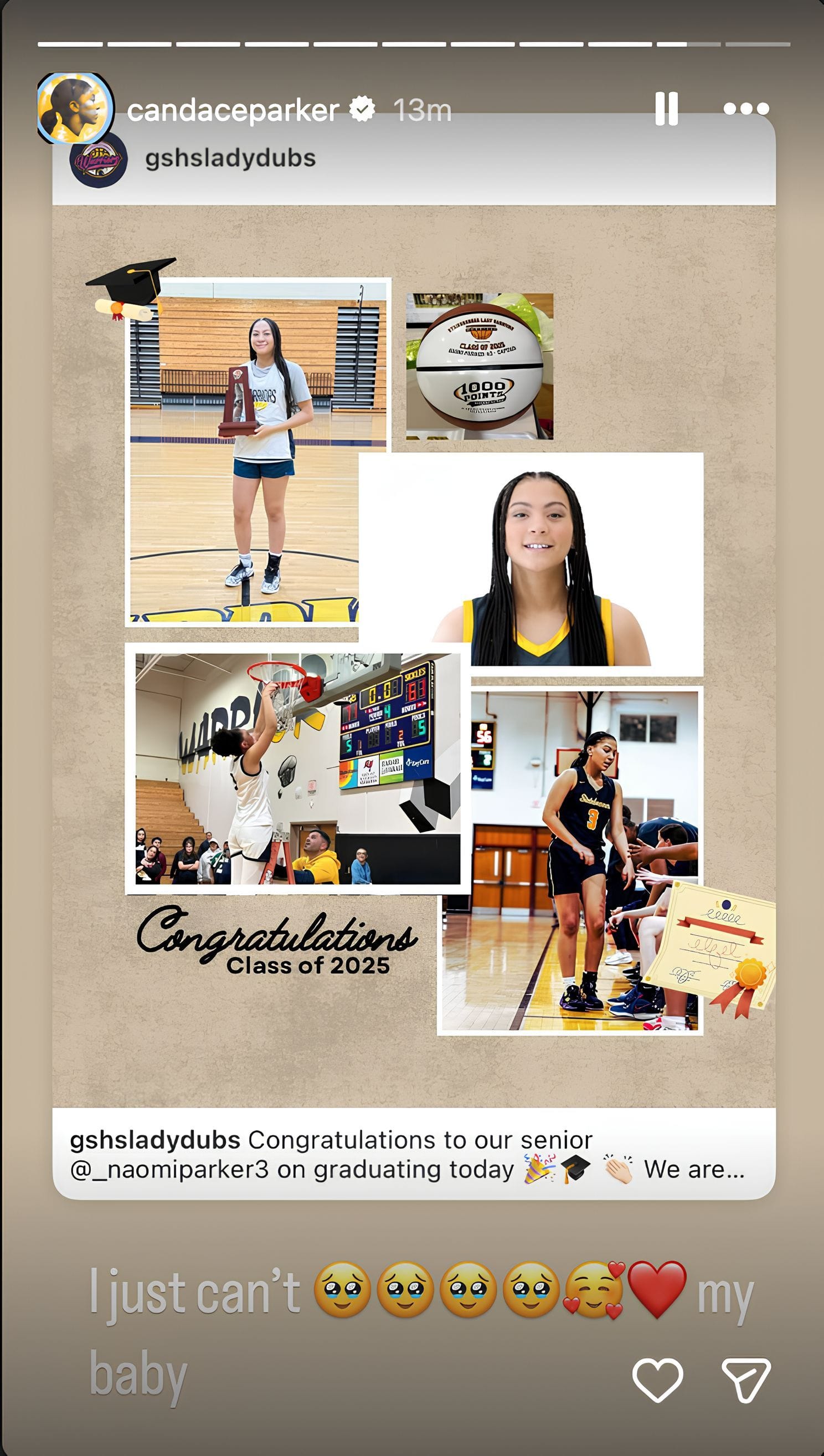 Candace Parker beams with pride as niece Naomi Parker graduates from ...