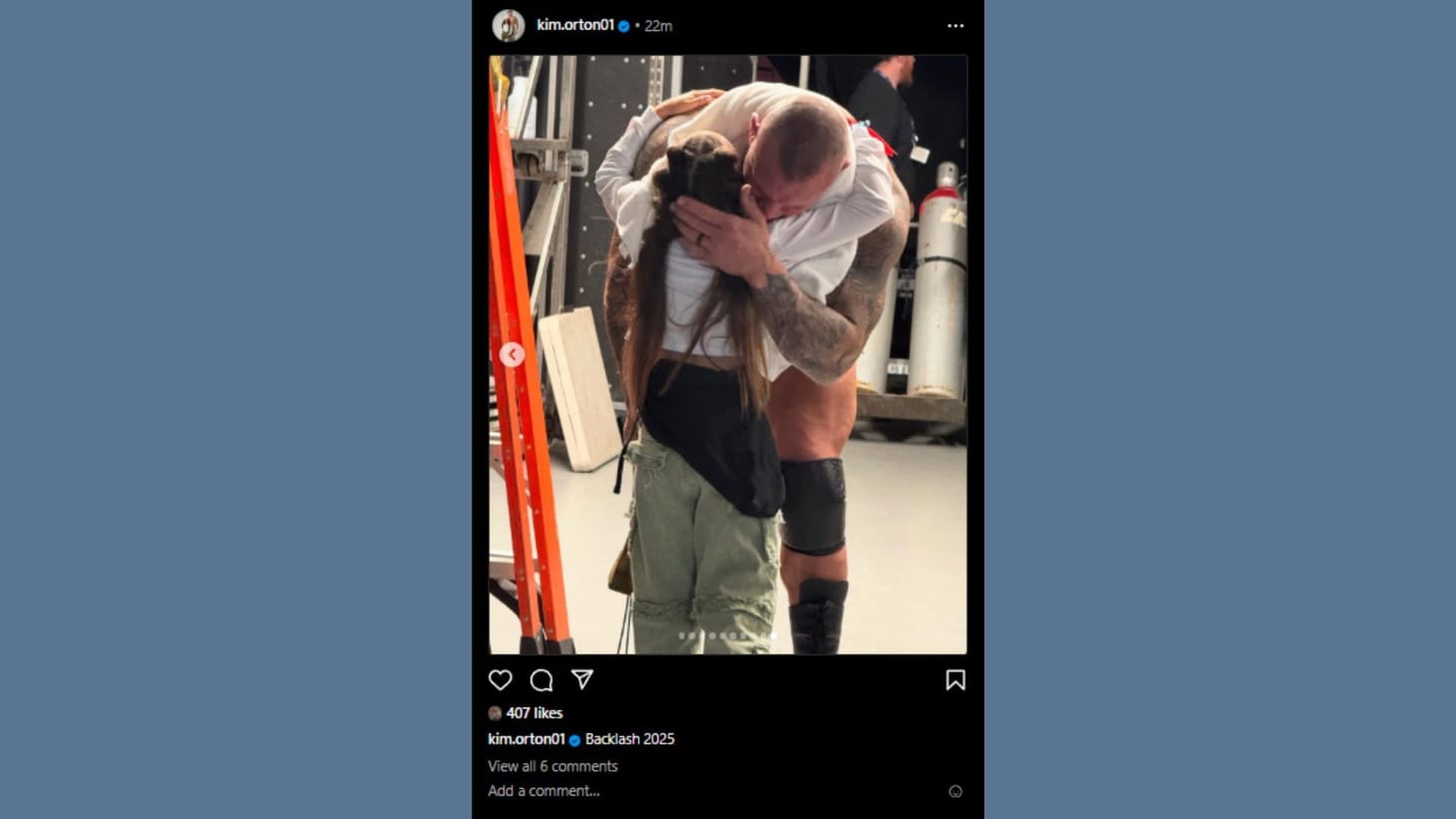 Randy Orton spotted in rare emotional moment after his wife, Kim, posts ...