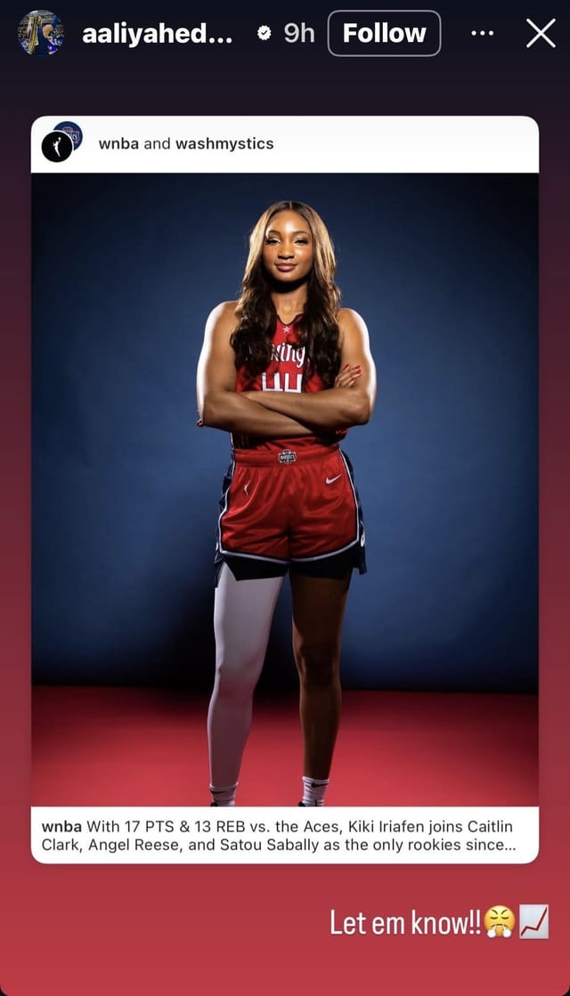 Aaliyah Edwards reacts as teammate Kiki Iriafen makes early case for ...