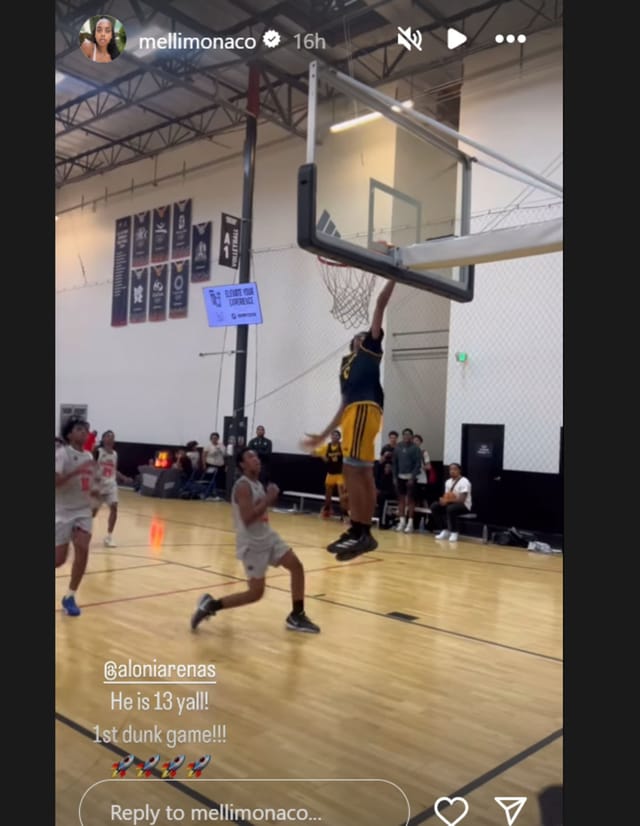 “He got his daddy mindset”: Hoops fans stunned by Gilbert Arenas’ son Aloni Arenas scoring his ...