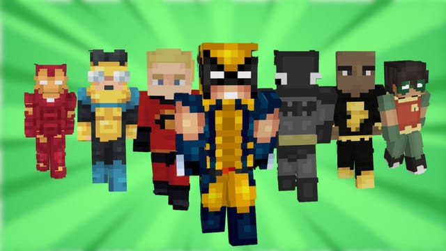 10 best Minecraft superhero skins for 2025