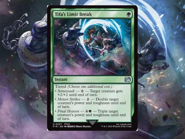 MTG Final Fantasy reveals incredibly powerful Limit Breaks for both ...