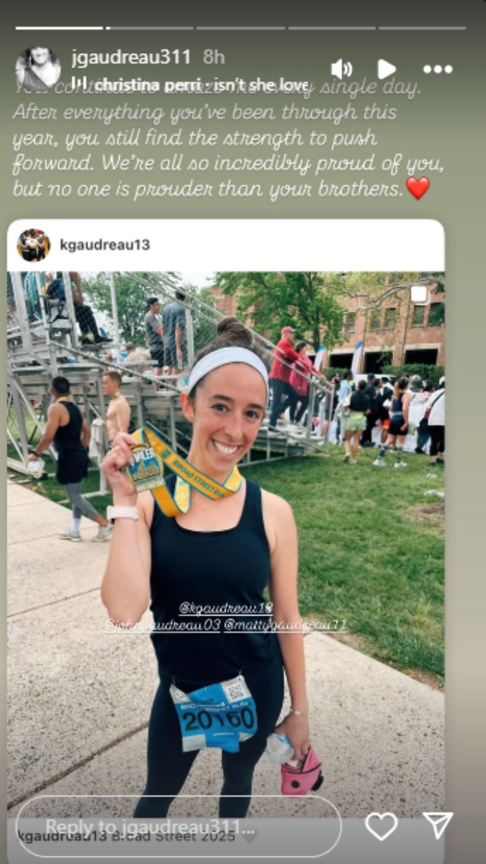 "Mile 10 John and Matty": Johnny Gaudreau's sister dedicates each mile ...