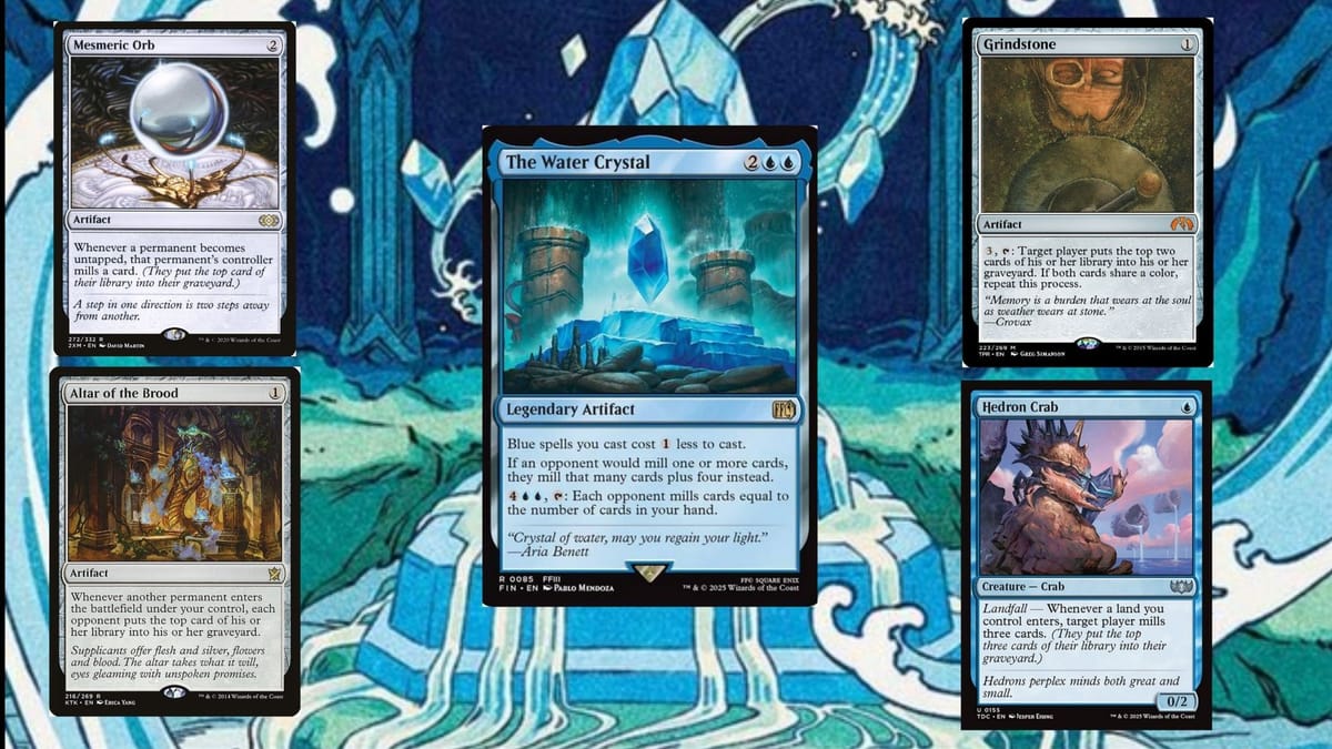MTG Final Fantasy's Water Crystal card creates brutal, overpowered Mill ...