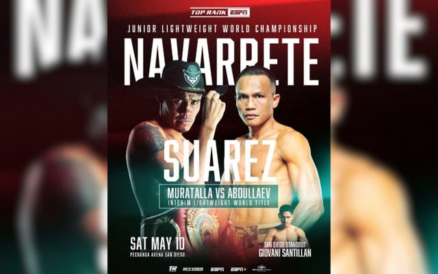Charly Suarez: Emanuel Navarrete vs. Charly Suarez: Fight card, date, start time, streaming, how ...