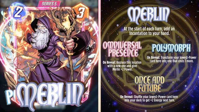 Marvel Snap Merlin card: Synergies, counters, and more