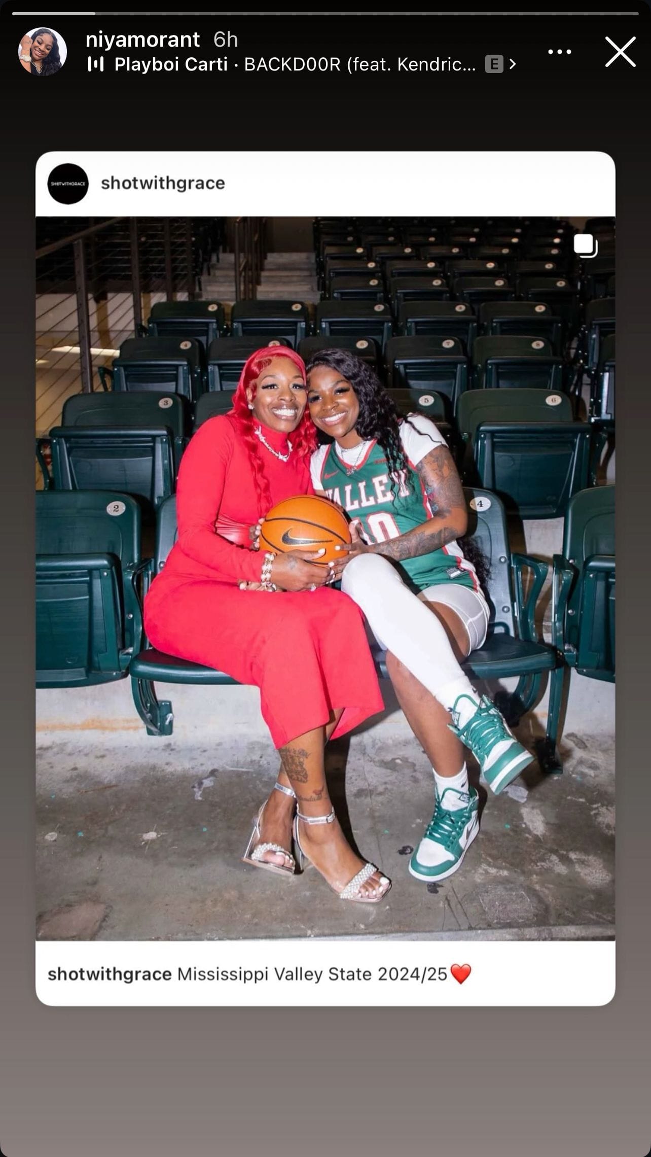 IN PICS: Ja Morant’s Niya Morant and Mississippi Valley State teammates ...