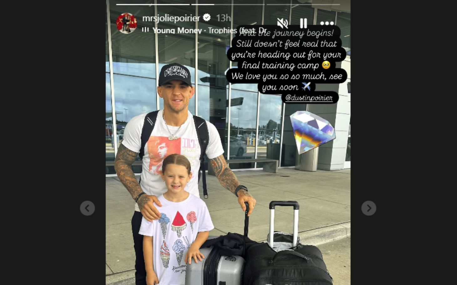 Dustin Poirier's wife pens heartfelt message as 'The Diamond' gears up ...