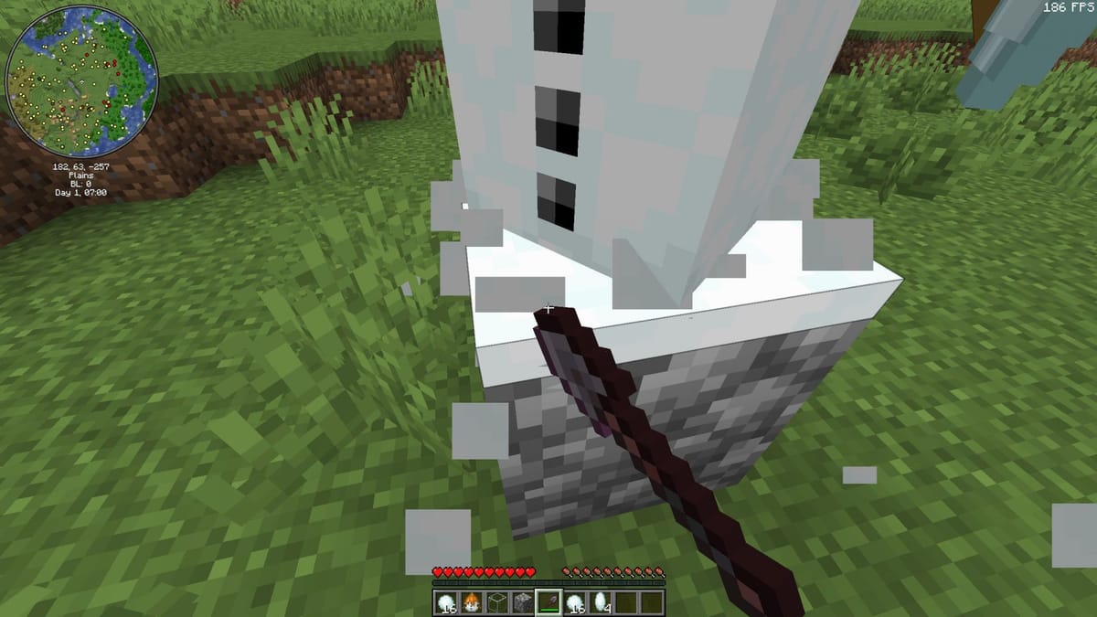 How to farm snowballs for ghastlings in Minecraft