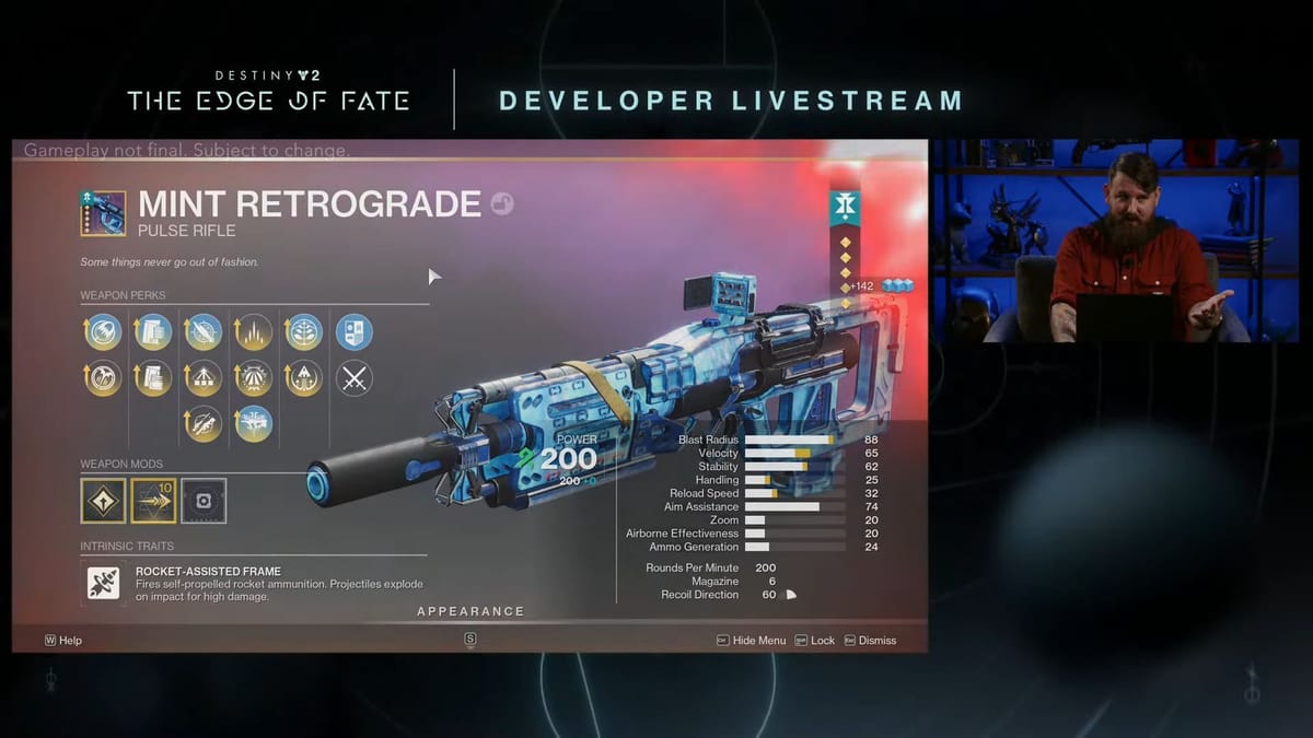 All new weapon frames confirmed for Destiny 2: The Edge of Fate