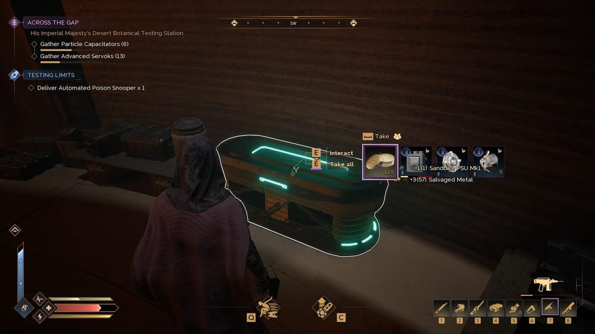 Dune Awakening: How to get Particle Capacitor and Advanced Servoks