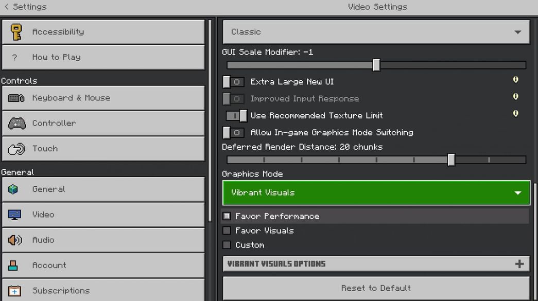 Minecraft Bedrock Vibrant Visuals: How to turn on, best settings, and ...