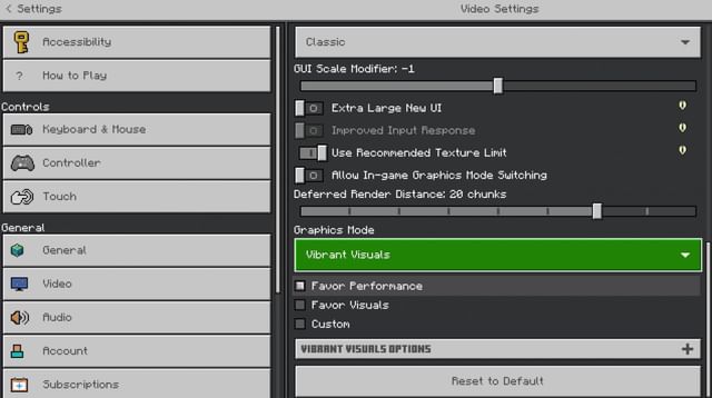 Minecraft Bedrock Vibrant Visuals: How to turn on, best settings, and ...
