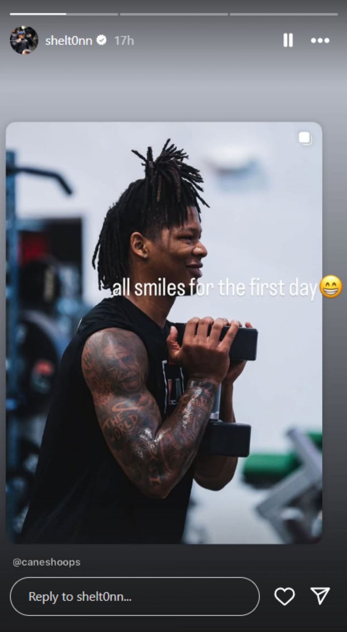 5-star Miami signee Shelton Henderson is "all smiles" as he arrives on ...