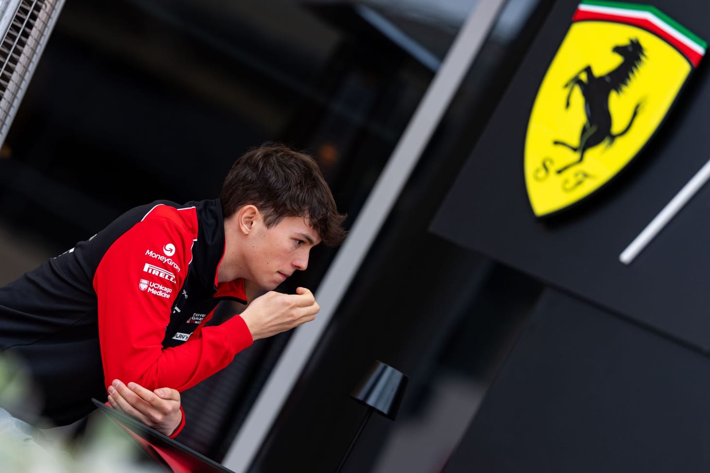 Picture: The beautiful moment of Ferrari prodigy hugging his girlfriend ...