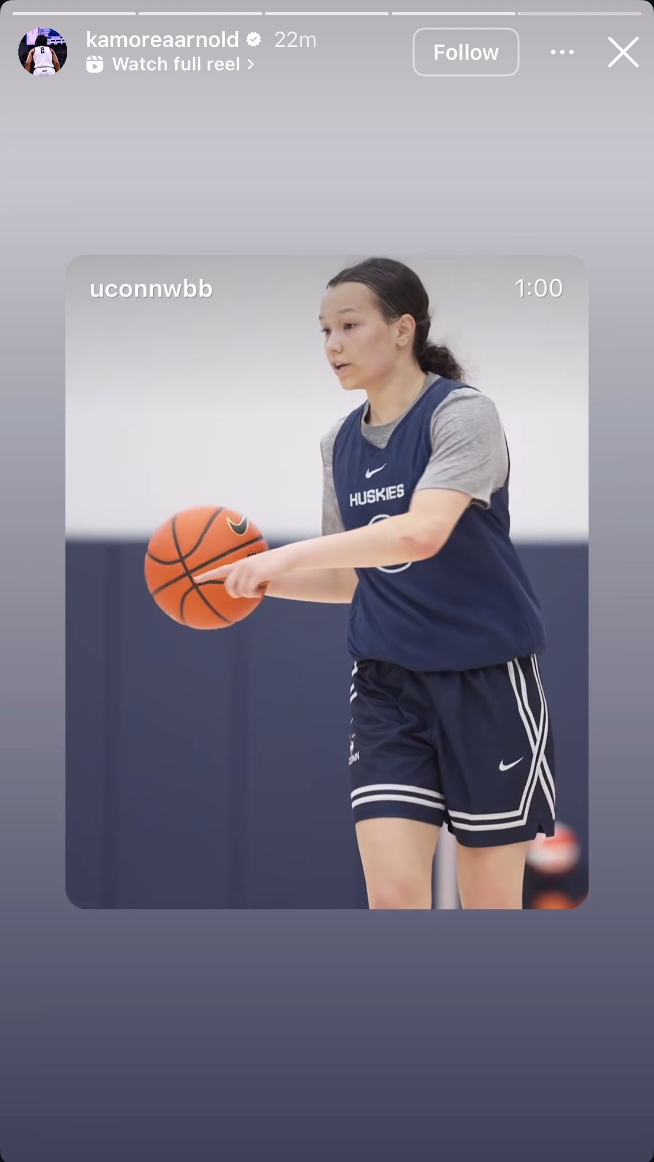UConn’s KK Arnold drops 2-word reaction in awe of ex-teammate Nika Muhl ...