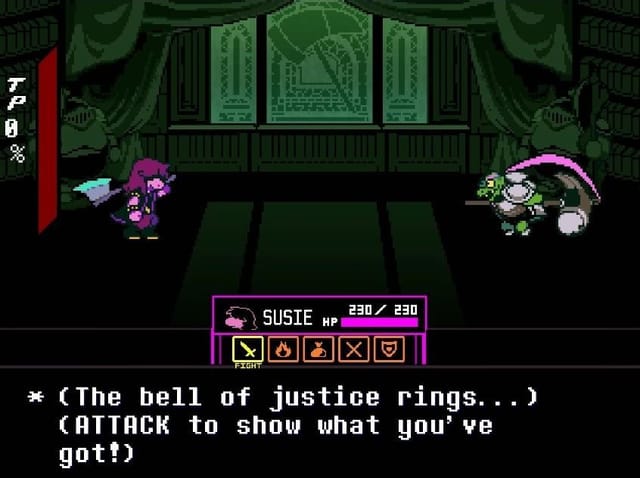 Deltarune: How to beat Hammer of Justice secret boss in Chapter 4