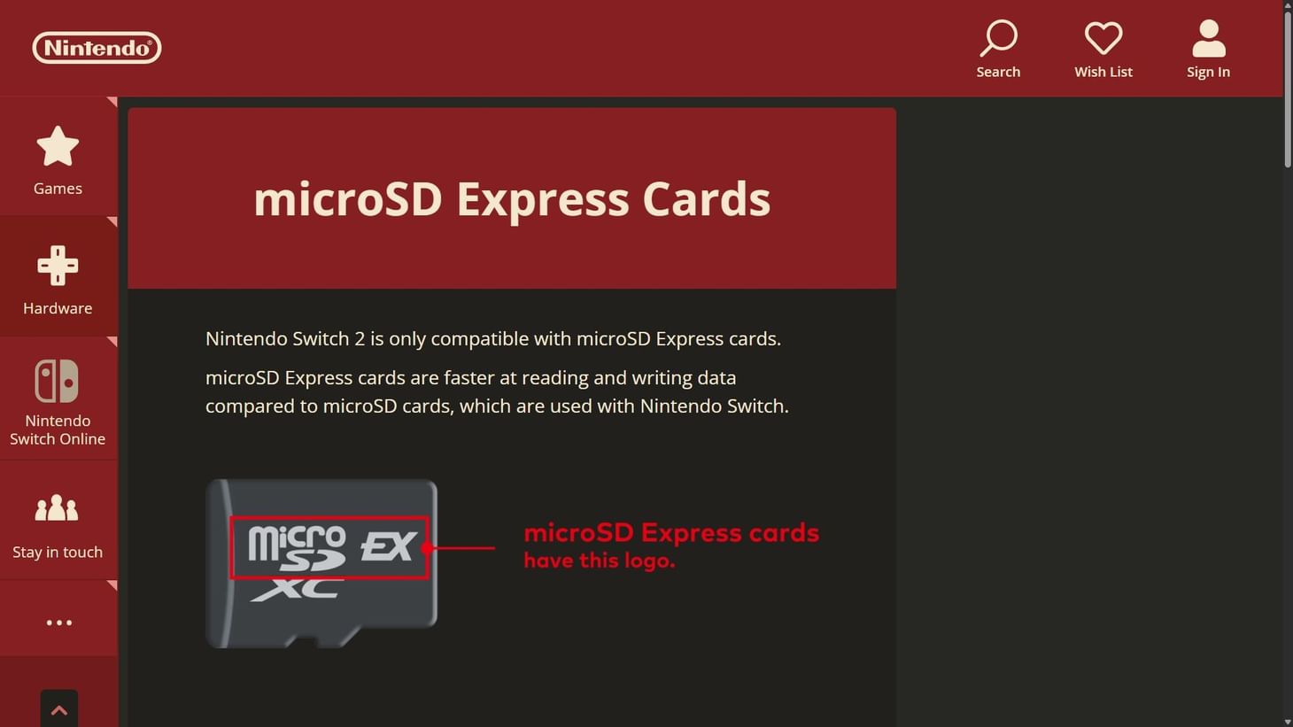 Can you use microSD card with Nintendo Switch 2?