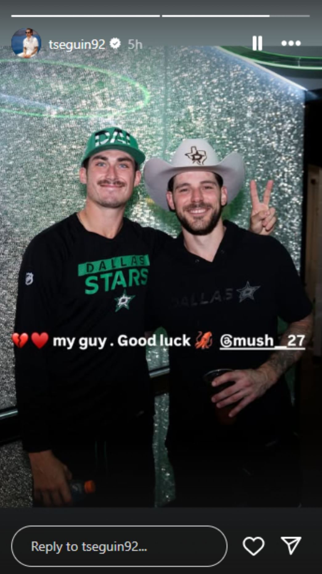 Stars' Tyler Seguin and Jake Oettinger heartbroken after Mason ...