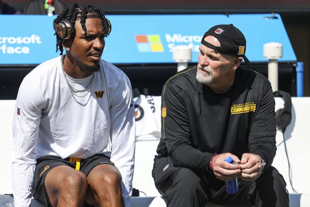 Jayden Daniels learning new tricks from Dan Quinn as Commanders plan to ...