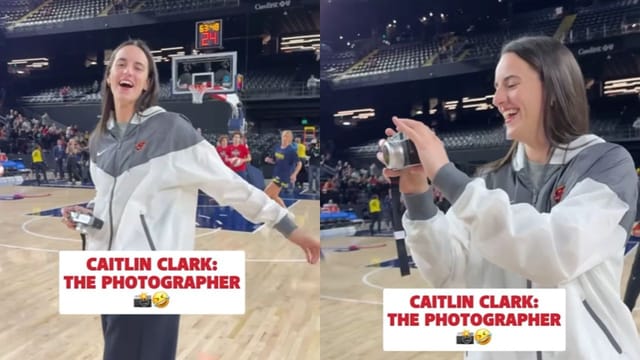 Caitlin Clark drops 2-word reaction after photographer praises her ...