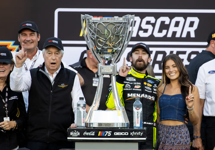 Ryan Blaney’s sister Erin Blaney raises style quotient in black top and ...