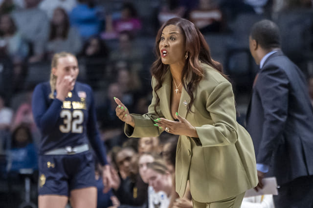 HC Niele Ivey drops 1-word reaction as Notre Dame welcomes new Director of Operations