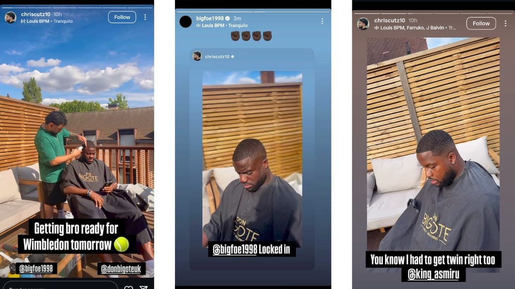 Frances Tiafoe and twin brother Franklin treat themselves to fresh ...