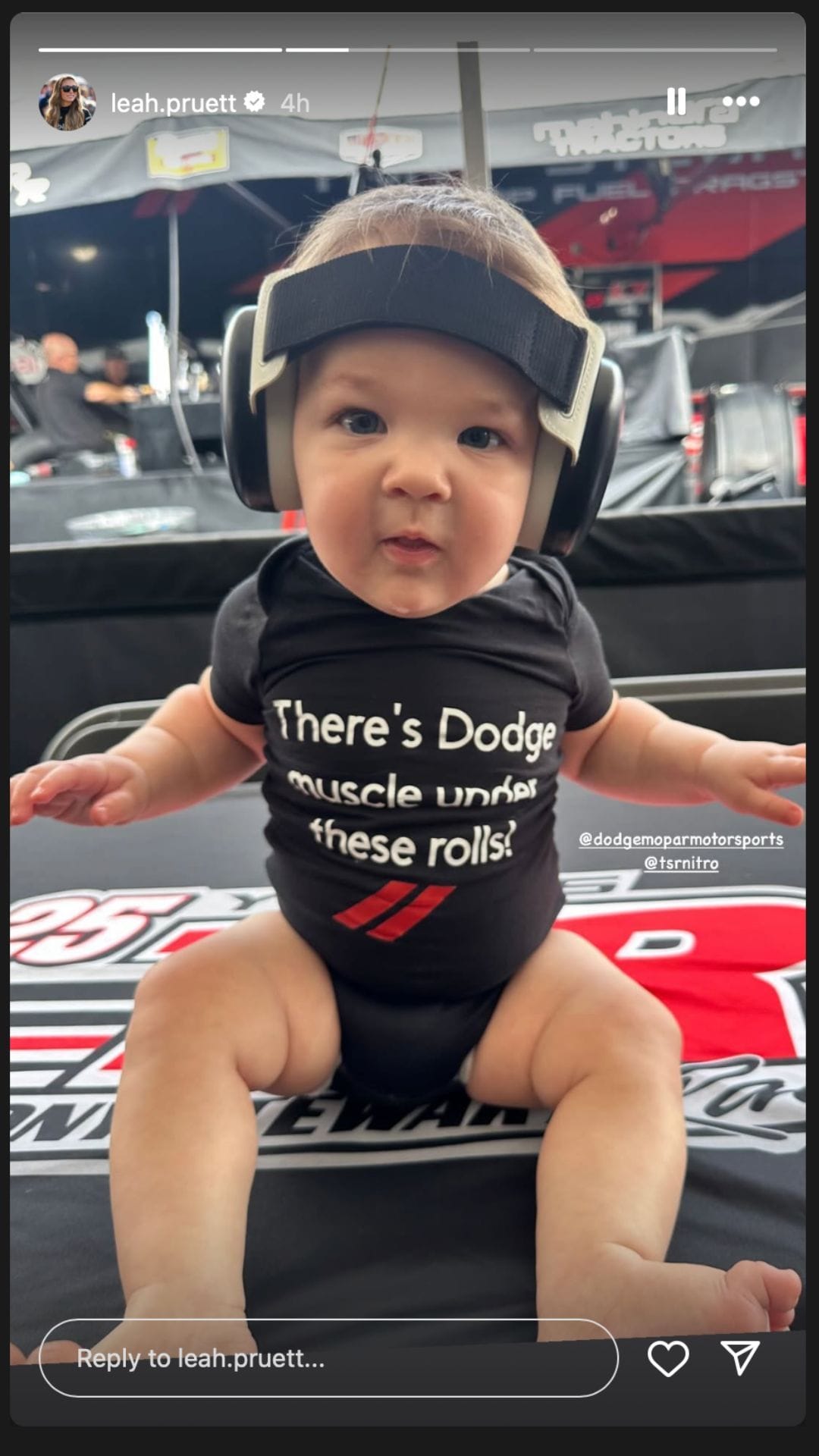 Tony Stewart’s wife Leah Pruett shares adorable image of son repping an ...